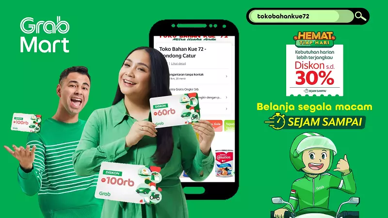 Belanja superhemat dengan berbelanja di akun grabmart